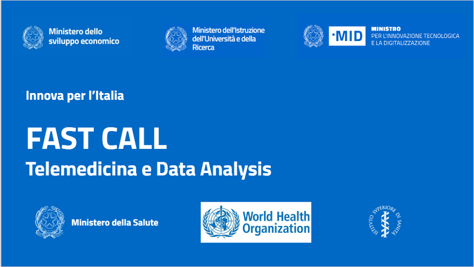 Innova per l’Italia: nuova fast call per Telemedicina e Data Analysis ...
